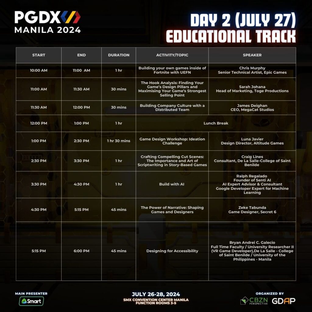 PGDX - The First Game Development Expo in the Philippines